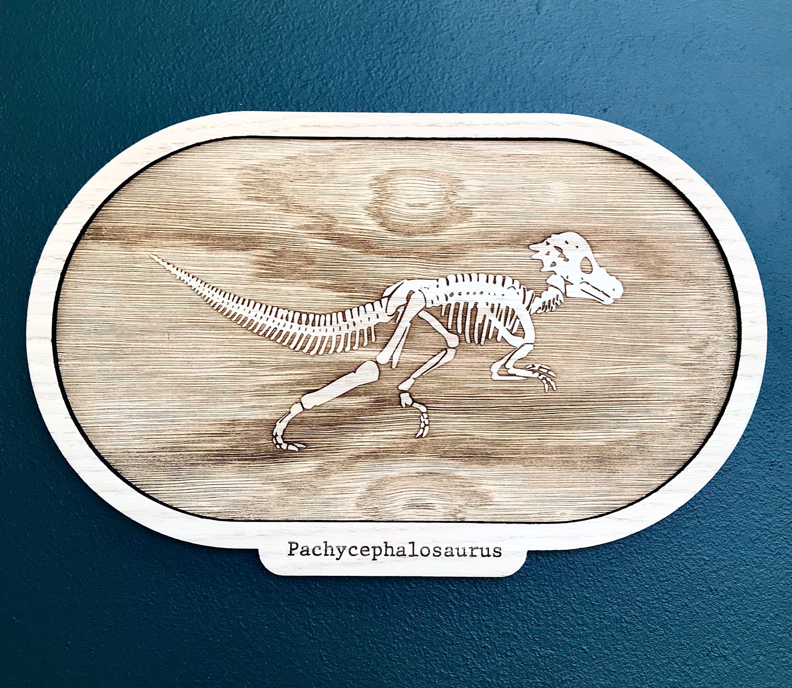 Dinosaur Fossil Wall Decor Art / Plaque Nursery / Kids / - Etsy UK