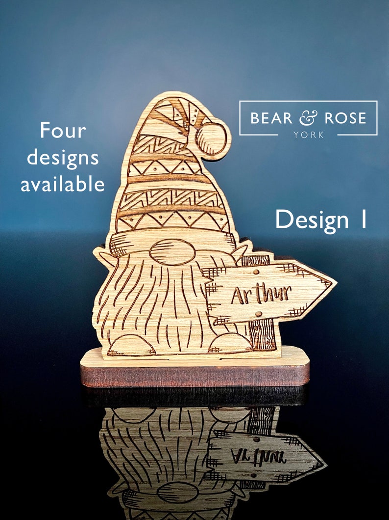 Christmas Personalised Gonk Decorations Place Names - Etsy