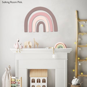 Scandi Coloured Rainbow - Wall Decor - Nursery - Painted Wood - Home ...