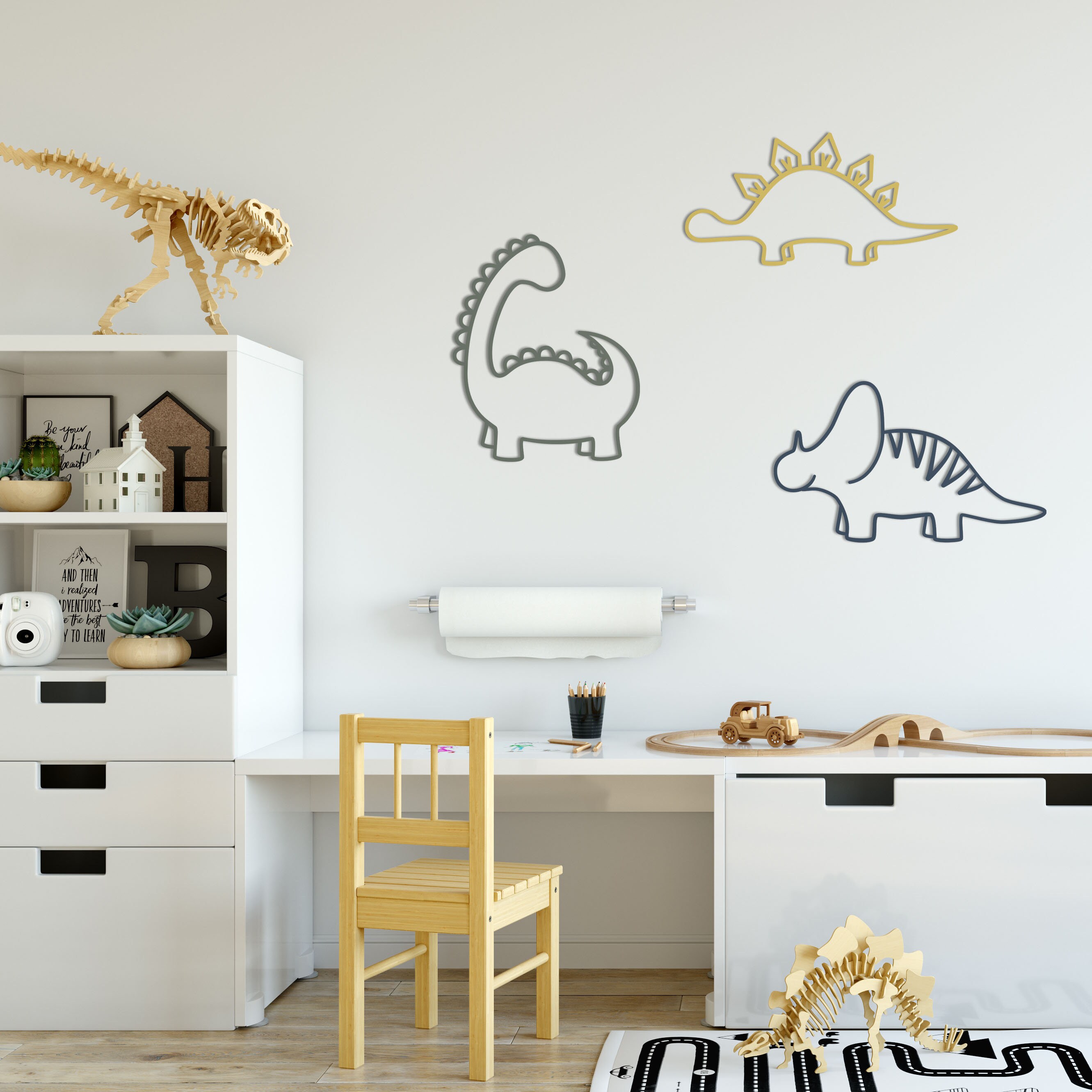 Dinosaur Wall Decor Home Nursery / Kids / Jurassic / | Etsy UK