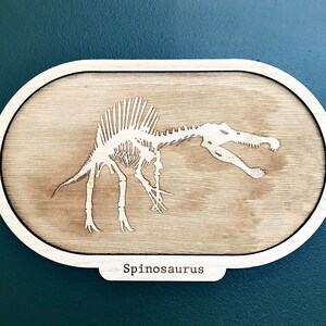 Dinosaur Fossil Wall Decor Art / Plaque - Nursery / Kids / Children ...