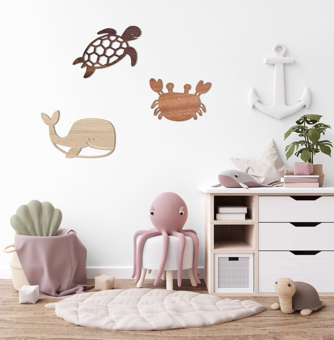 Under the Sea Trio Wall Decor Home - Nursery / Kids / Animals ...