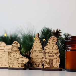 Christmas Personalised Gonk Decorations Place Names - Etsy UK