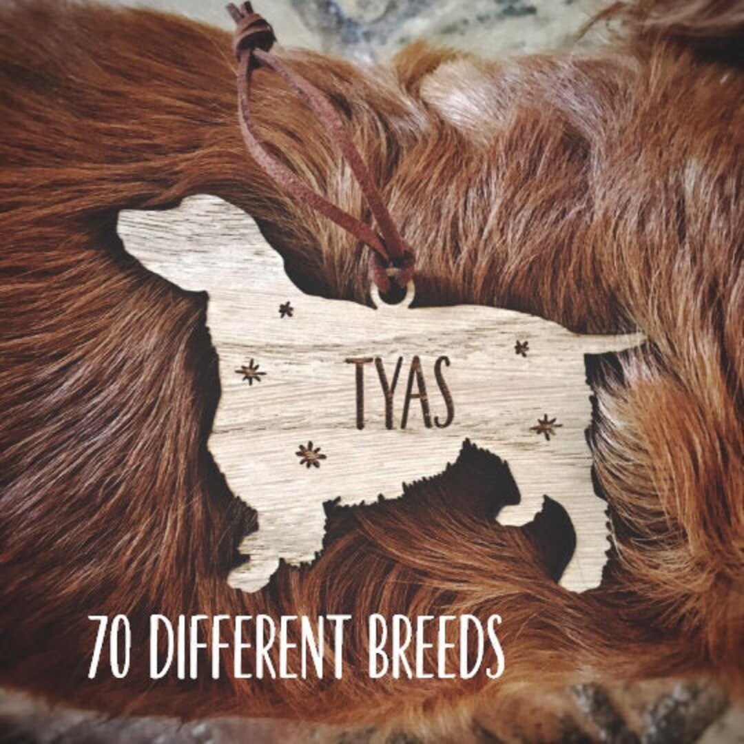 Christmas Personalised Dog Bauble - Tree Decoration - Etsy