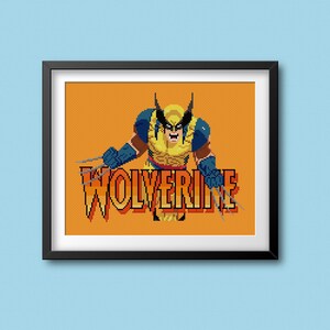 Wolverine Cross Stitch Pattern - Etsy