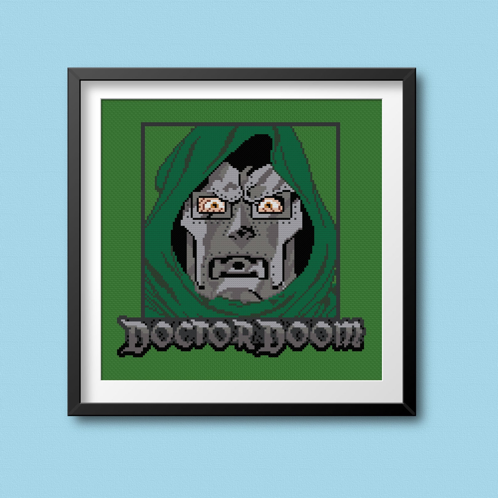 Doctor Doom Cross Stitch Pattern - Etsy