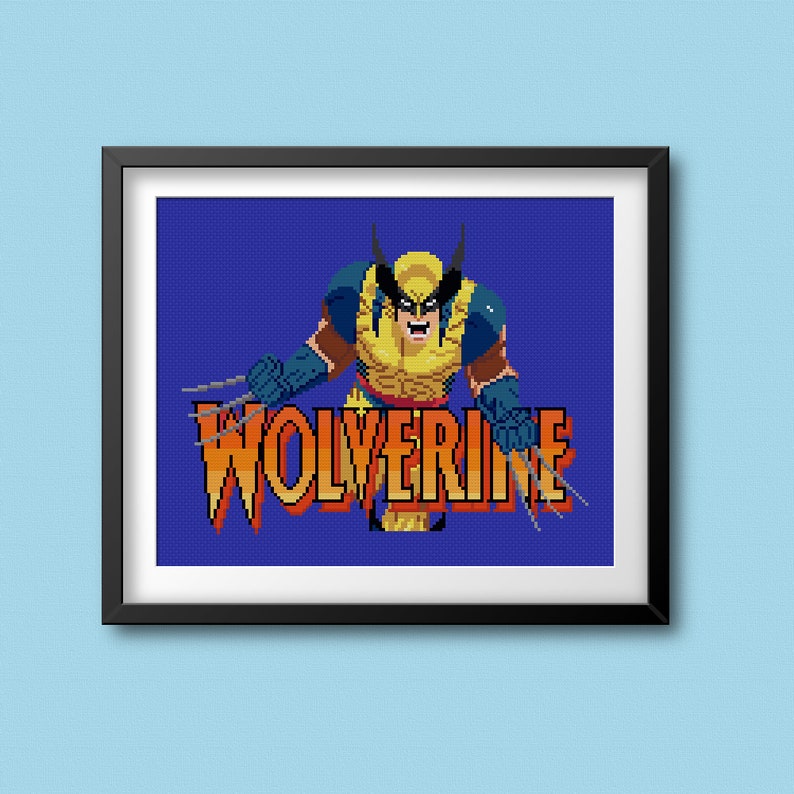 Wolverine Cross Stitch Pattern | Etsy