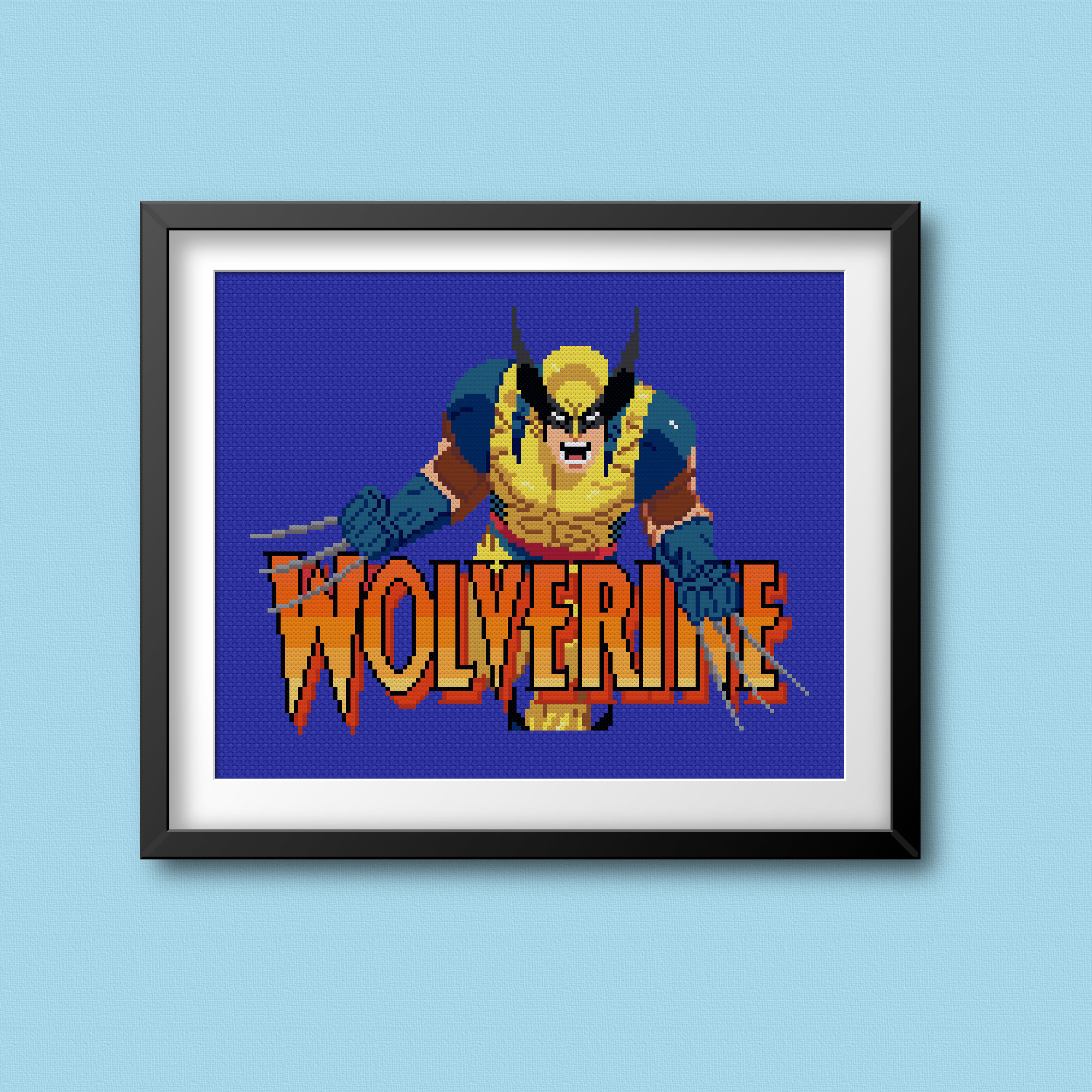 Wolverine Cross Stitch Pattern | Etsy