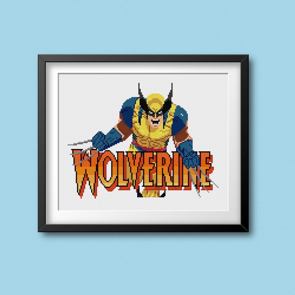Wolverine Cross Stitch Pattern - Etsy