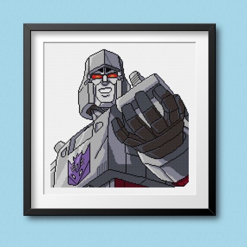 Transformers Inspired Optimus Prime Cross Stitch PDF Pattern - Etsy