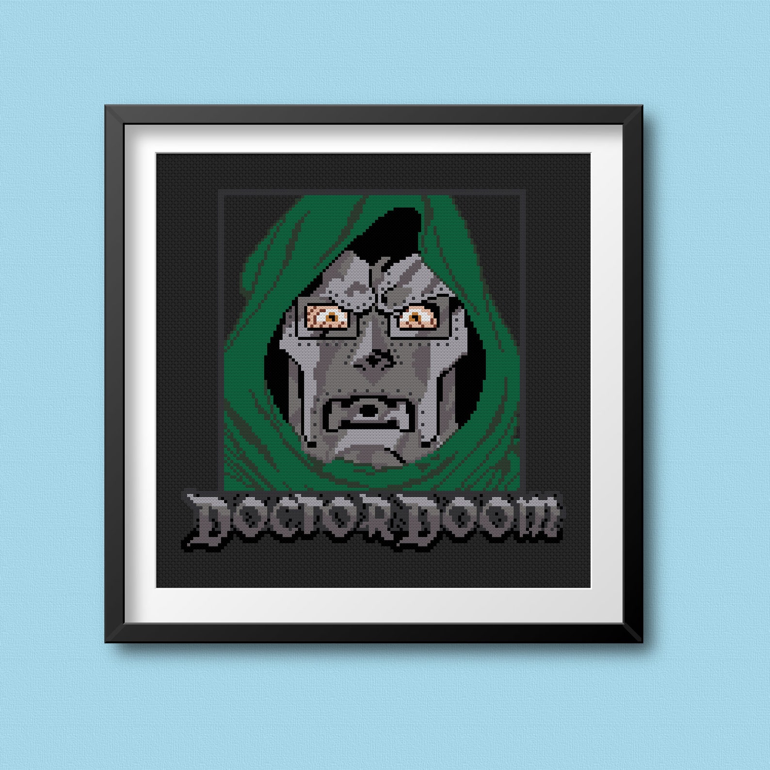 Doctor Doom Cross Stitch Pattern - Etsy