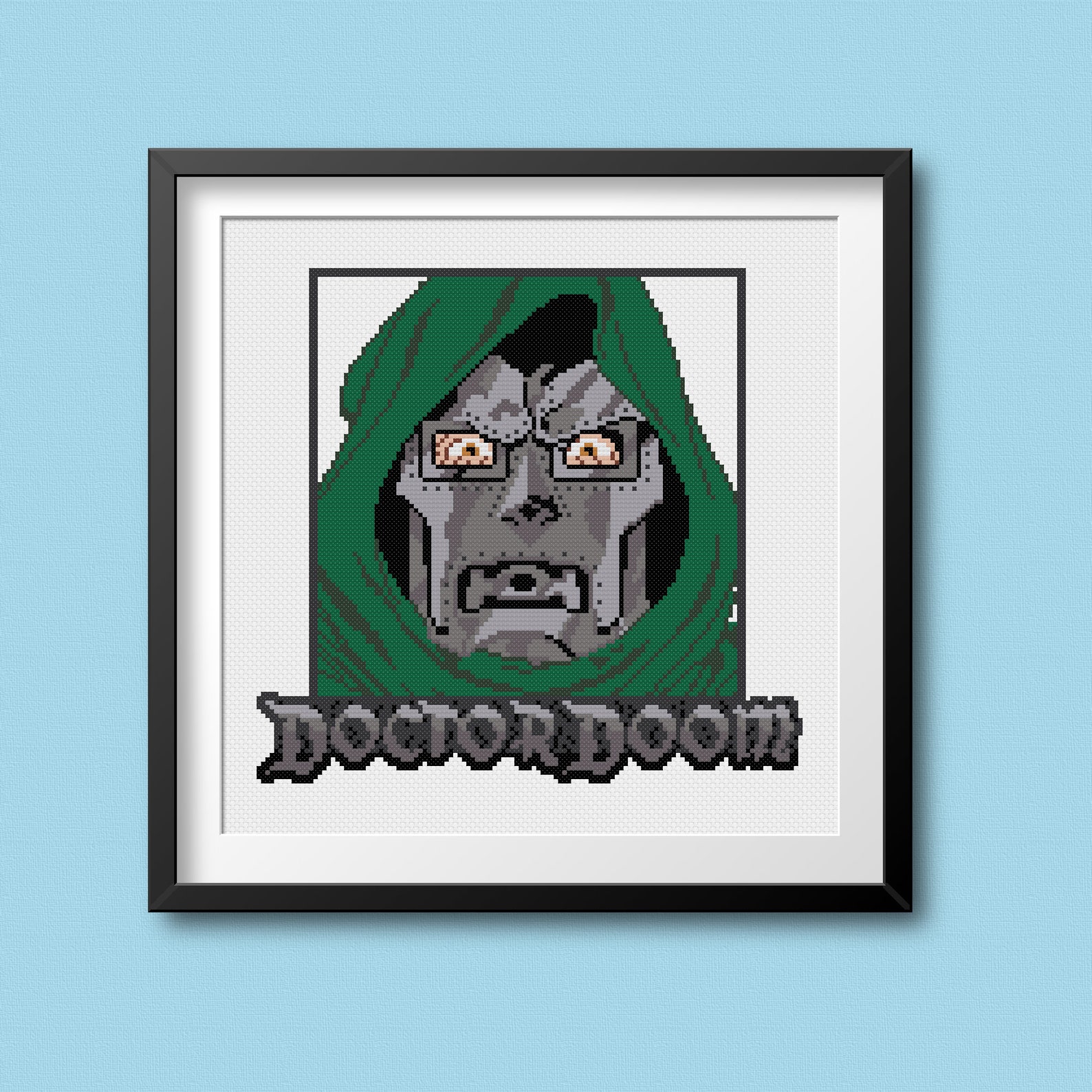 Doctor Doom Cross Stitch Pattern - Etsy