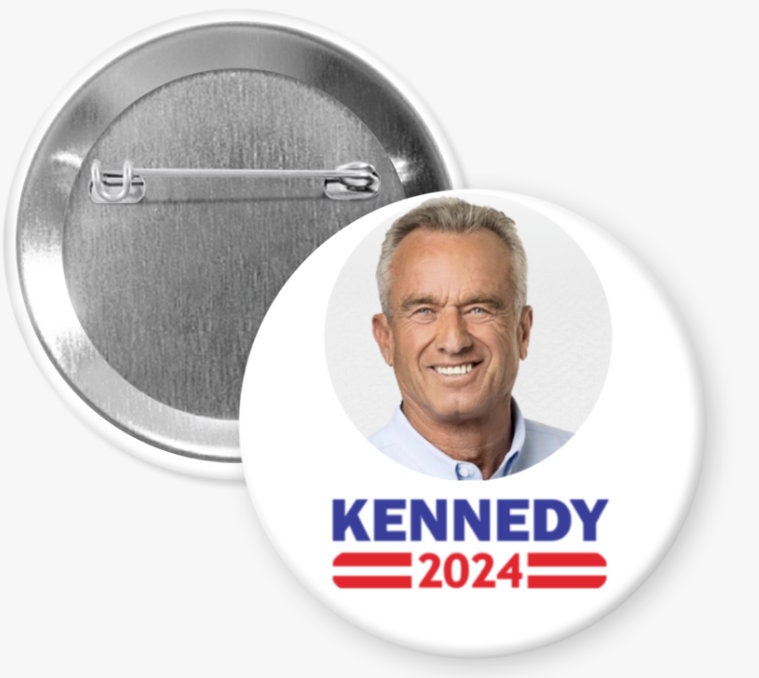 Robert F. Kennedy, Jr. 2024 Buttons - Set of 4 RFK Jr. for President ...
