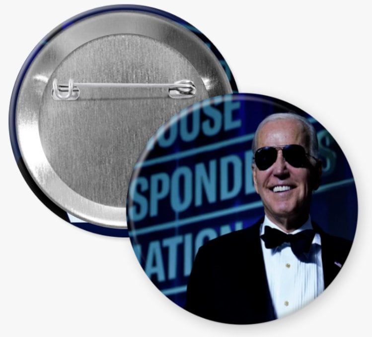 Dark Brandon Buttons - Dark Brandon Pins - Joe Biden 2024 Set of 4 (2. ...