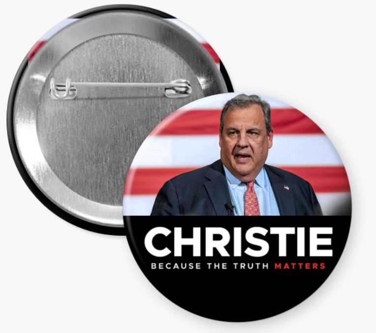 Chris Christie 2024 Buttons Chris Christie for President Pins 4-pack 2. ...