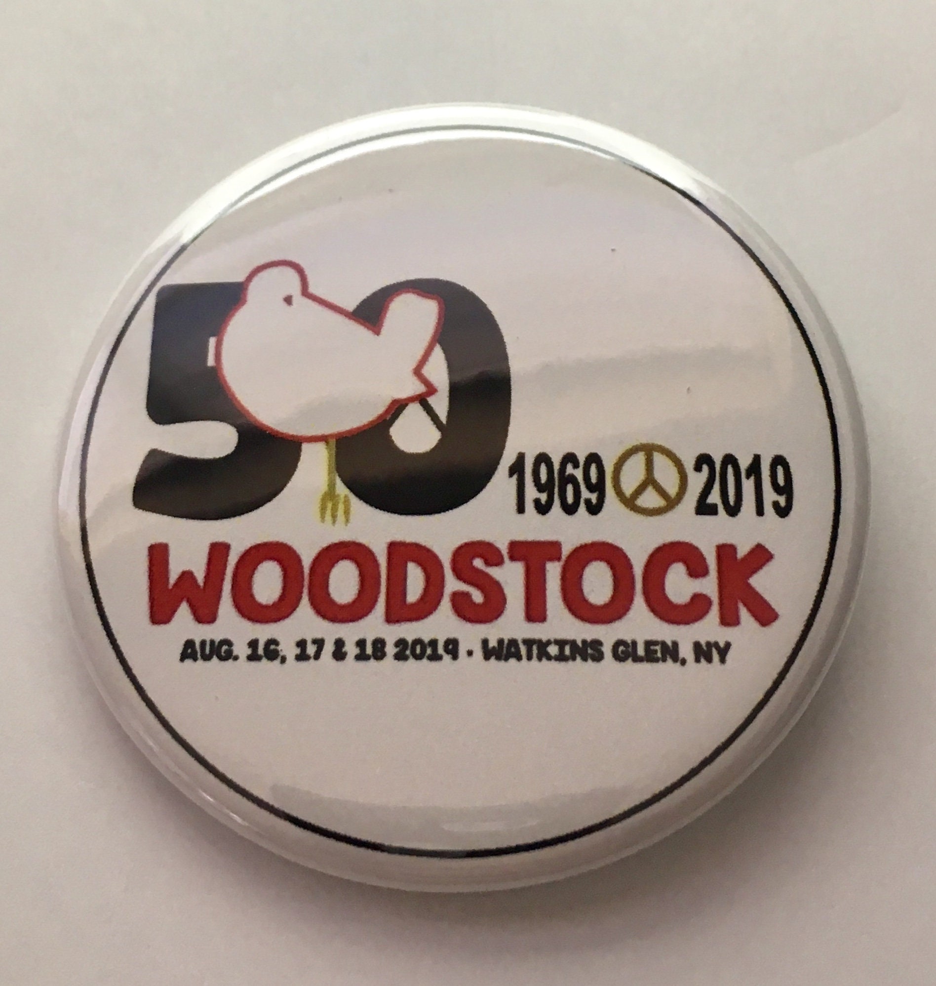 Woodstock 50th Anniversary Button Collectors Set of 6 (WOOD-SET-701) - Etsy