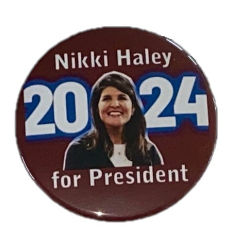Nikki Haley 2024 Buttons - Nikki Haley for President Pins - Set of 8 (2 ...