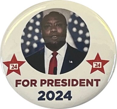 Tim Scott 2024 Buttons - Tim Scott for President Pins - Set of 8 (2.25 ...