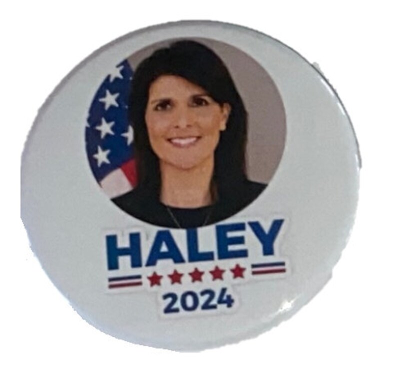 Nikki Haley 2024 Buttons - Nikki Haley for President Pins - Set of 8 (2 ...