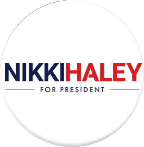 Nikki Haley 2024 Buttons (4-pack) - Nikki Haley for President Pins (2. ...