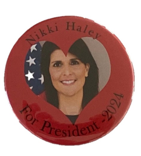 Nikki Haley 2024 Buttons - Nikki Haley for President Pins - Set of 8 (2 ...