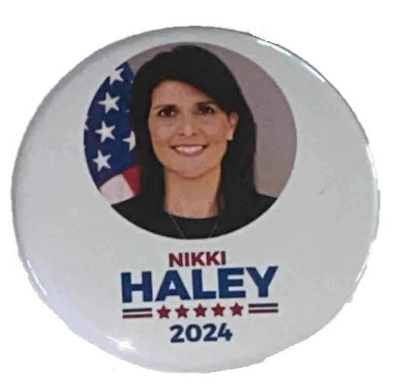 Nikki Haley 2024 Buttons - Nikki Haley for President Pins - Set of 8 (2 ...
