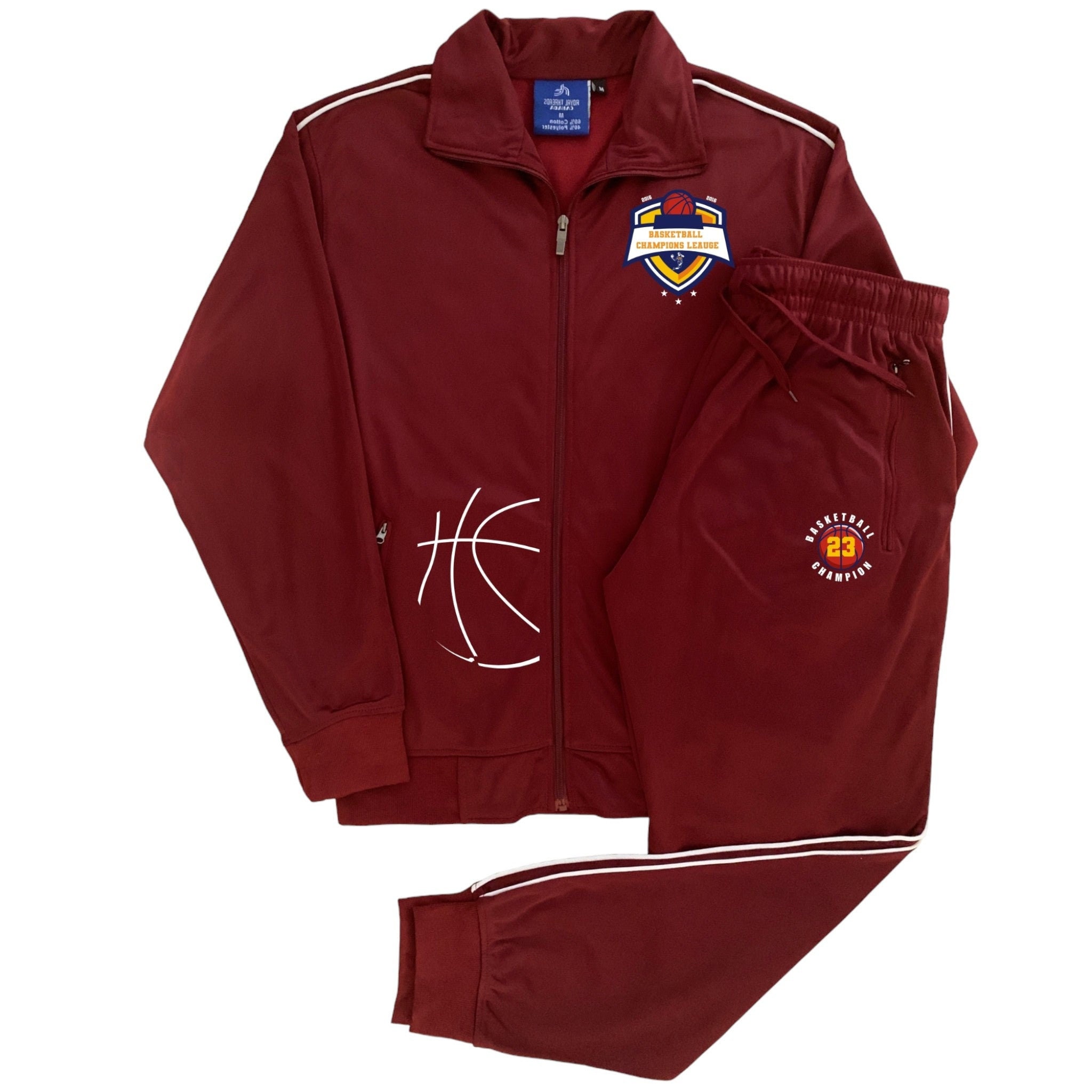 Men Basketball Tracksuit Champions Print Top and Bottom Outfit - Etsy