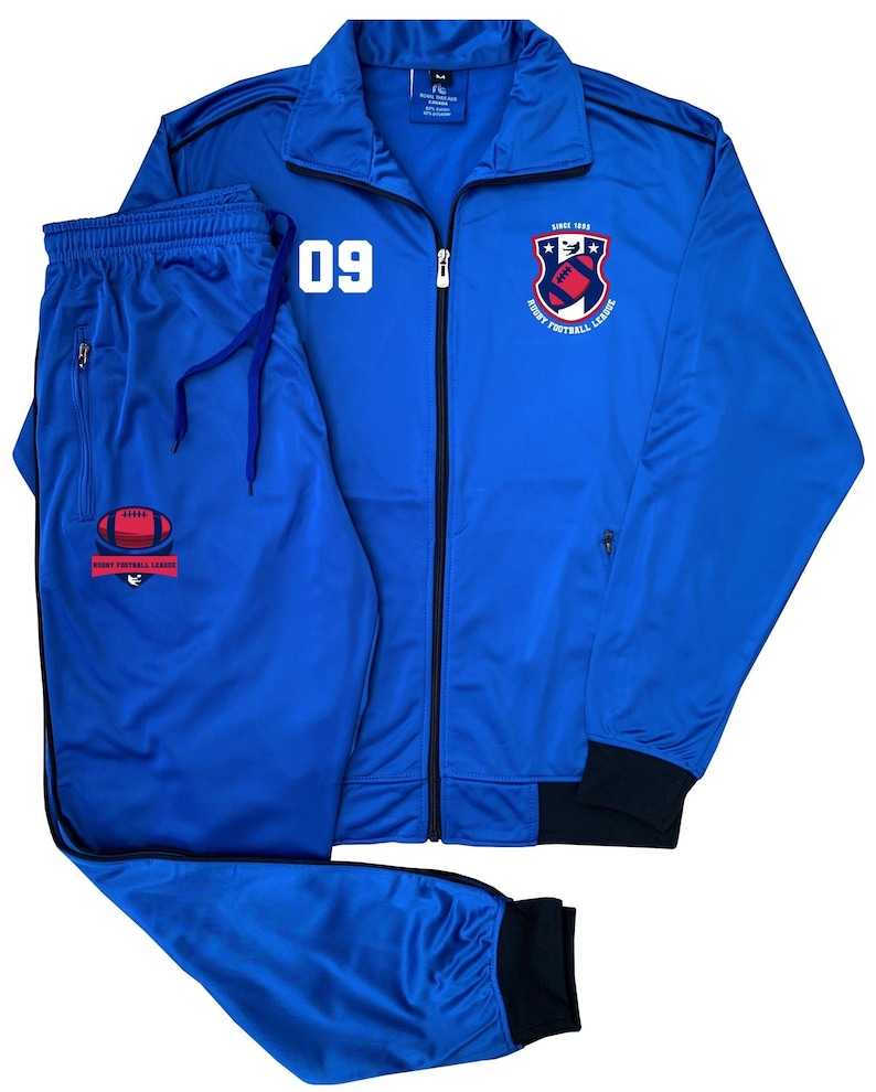 Men’s Rugby Tracksuit Sports Theme Matching Jogging Outfit - Etsy
