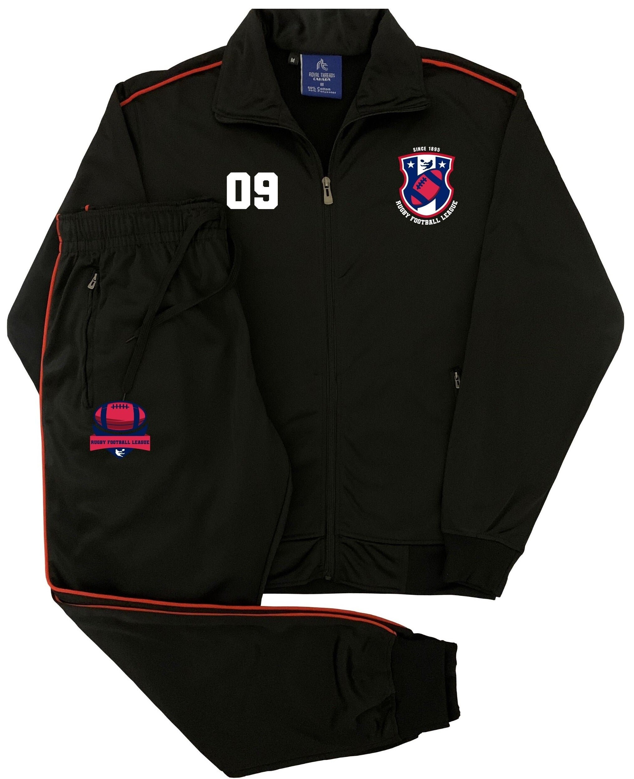 Men’s Rugby Tracksuit Sports Theme Matching Jogging Outfit - Etsy