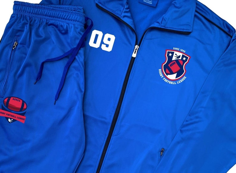 Men’s Rugby Tracksuit Sports Theme Matching Jogging Outfit - Etsy