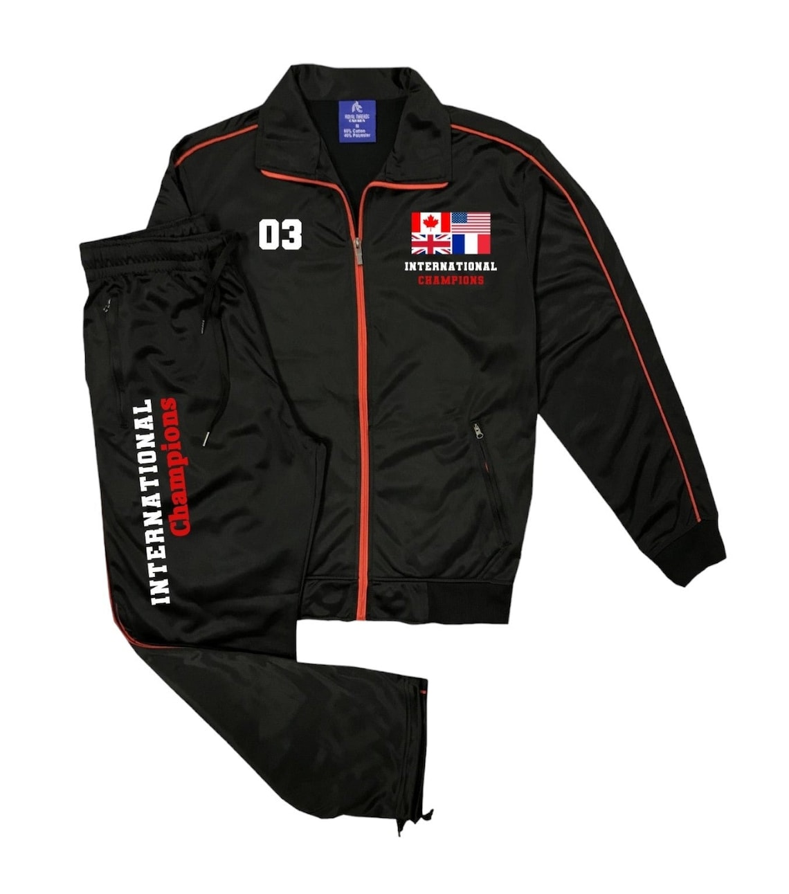 Men Sports International Champion Designer Tracksuit Jogging Outfit - Etsy