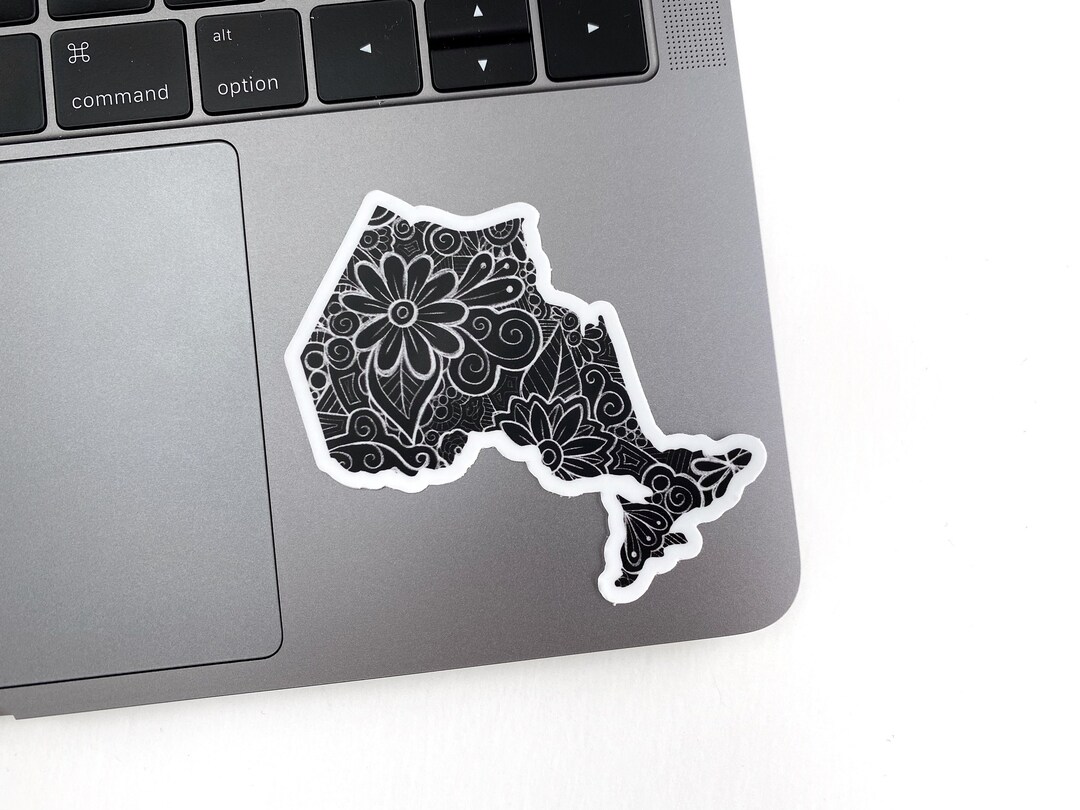 Ontario Sticker - Ontario Vinyl Sticker - Canada Sticker - Laptop ...