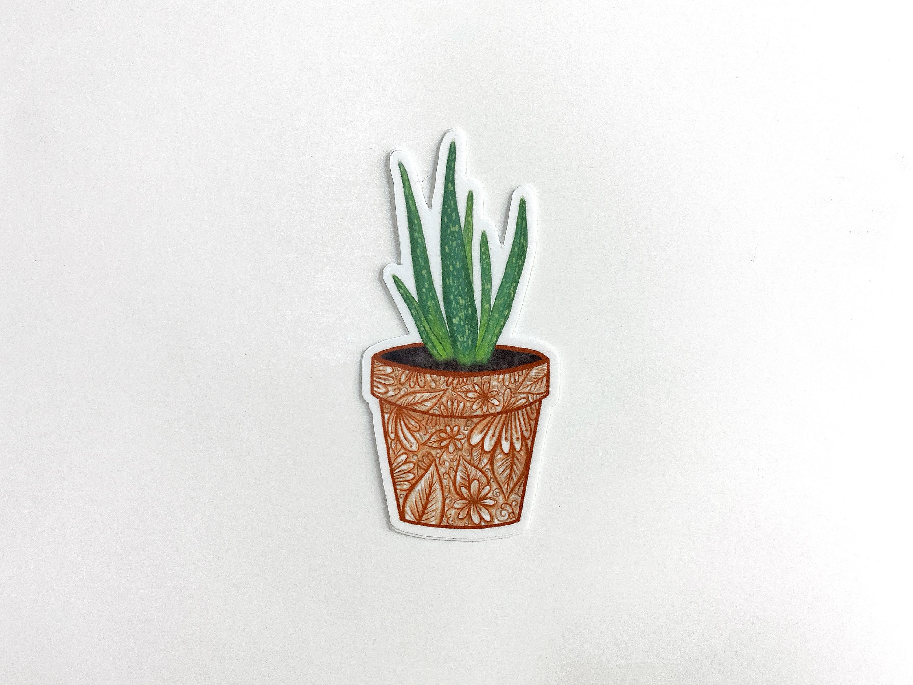 Aloe Vera Plant Sticker Waterbottle Sticker Pegatina - Etsy México