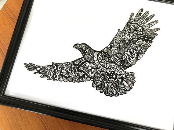 Zentangle Eagle