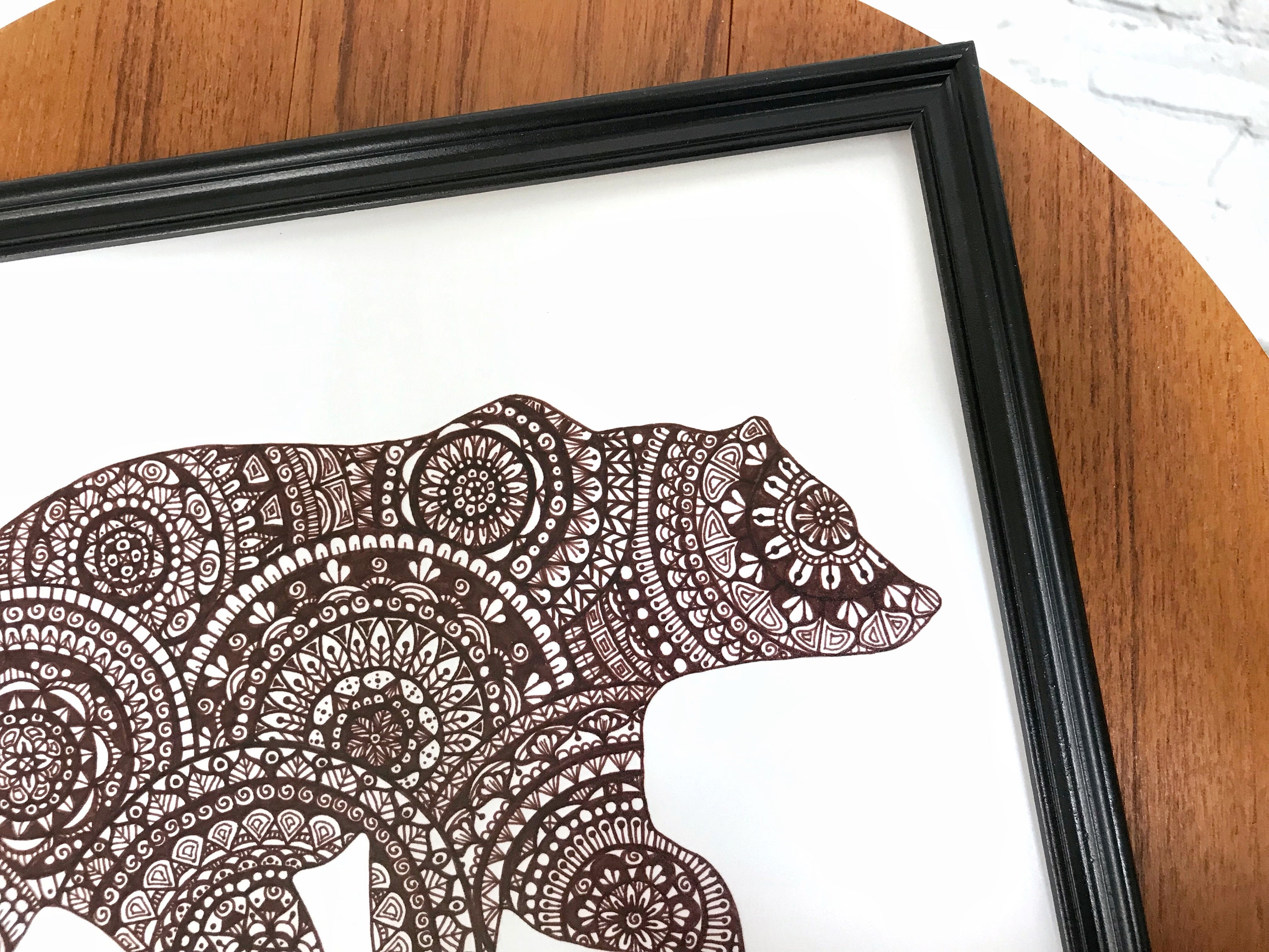 Zentangle Bear