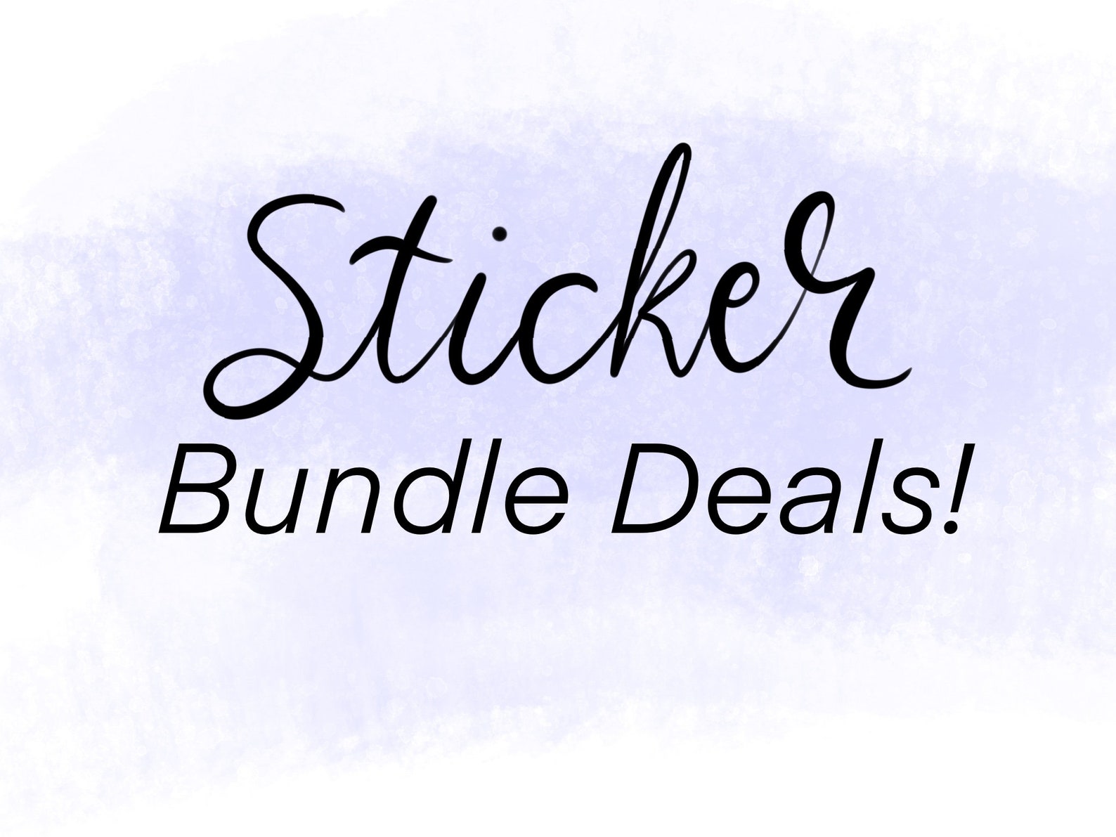 Sticker Bundle Deals Sticker Pack Deal Vinyl Stickers - Etsy