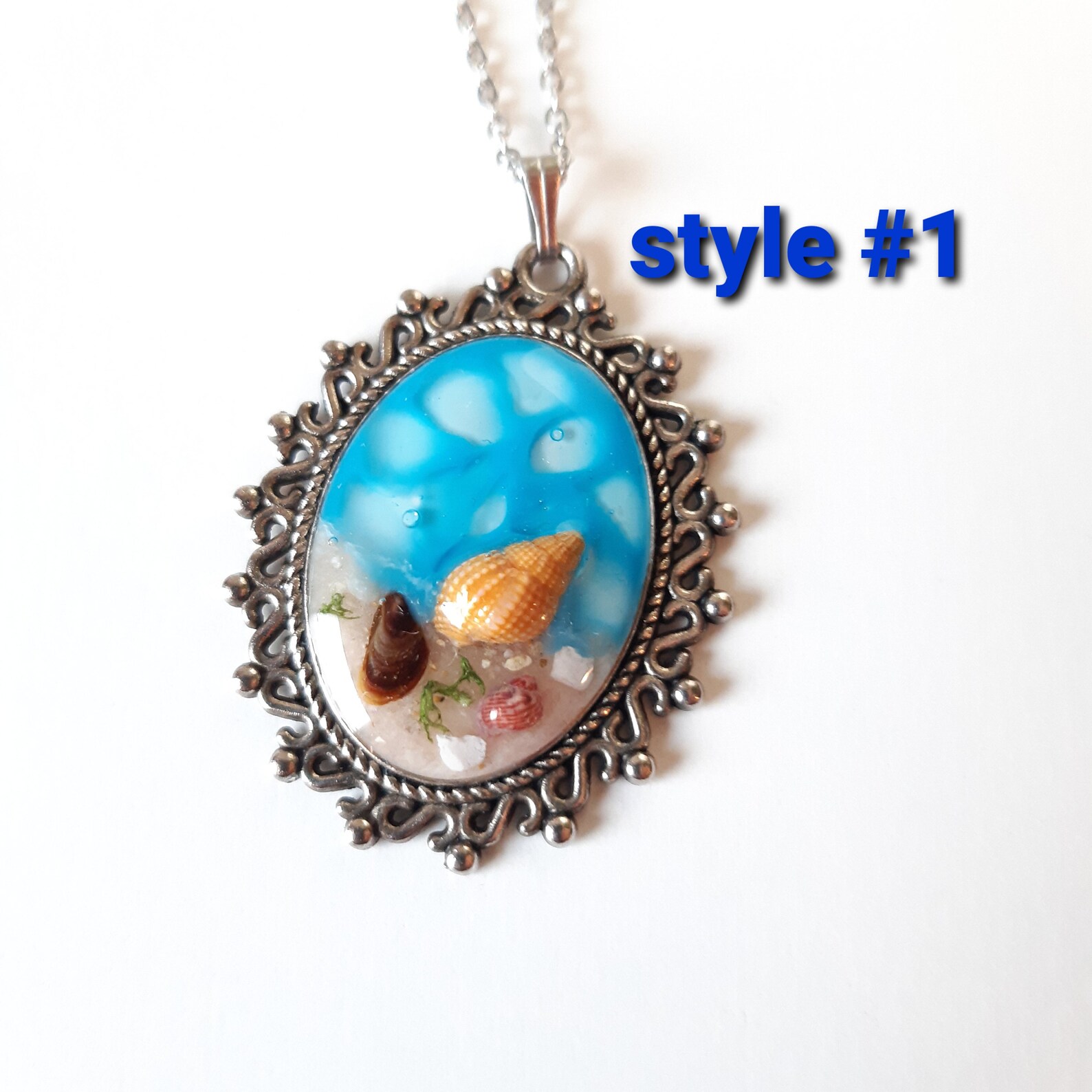 Ocean Pendant Sea Pendant Blue Pendant Water Pendant Gift - Etsy