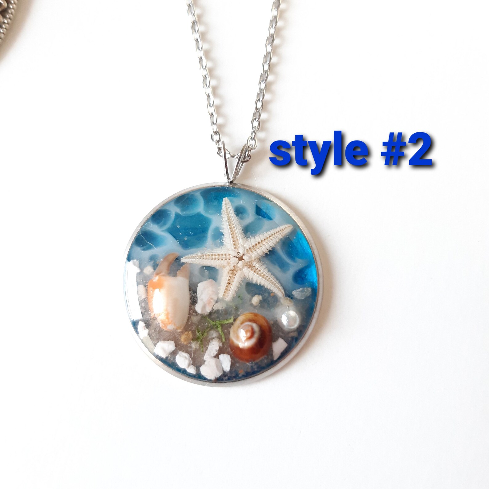 Ocean Pendant Sea Pendant Blue Pendant Water Pendant Gift - Etsy