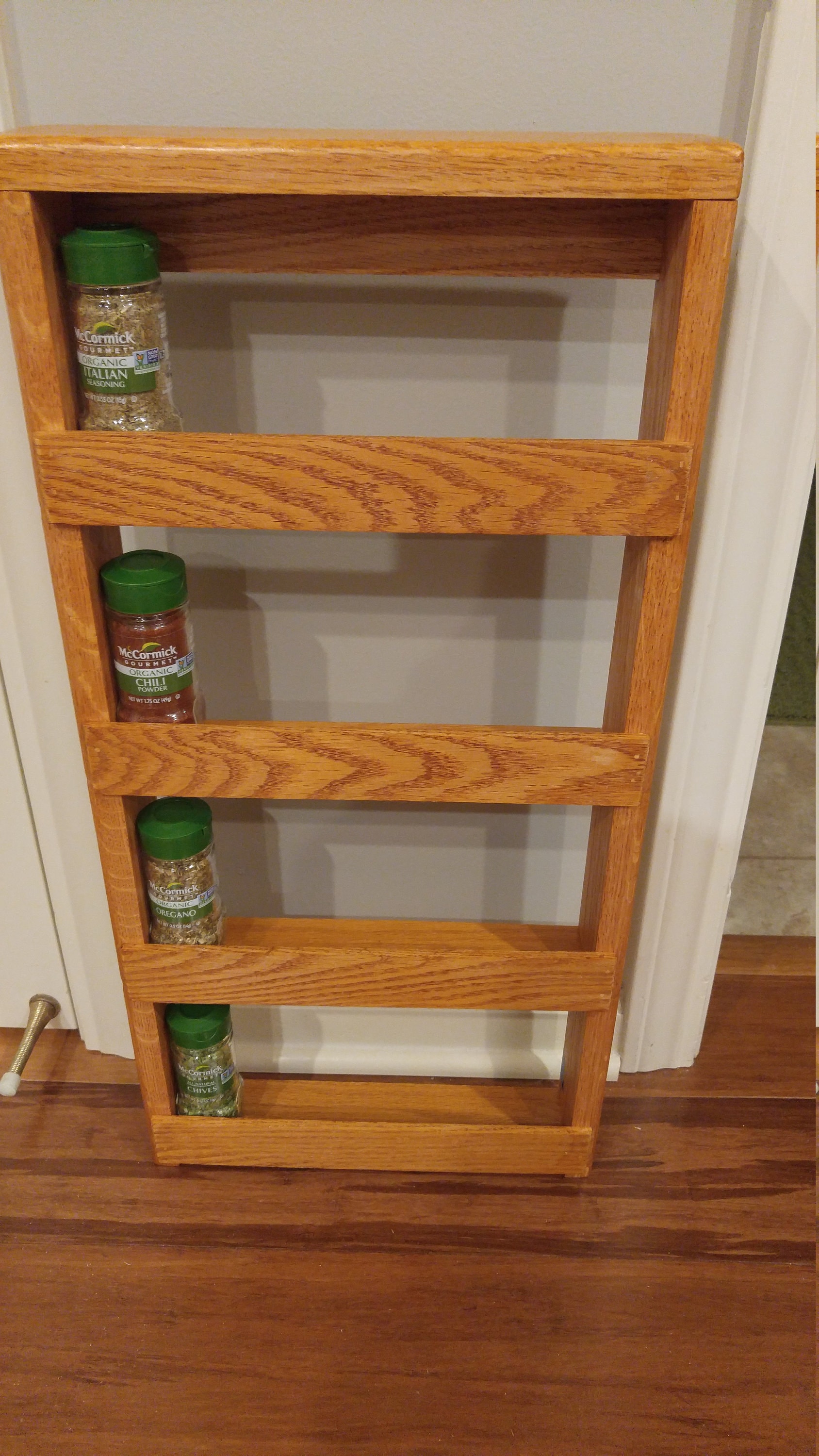 Oak Spice Rack - Etsy