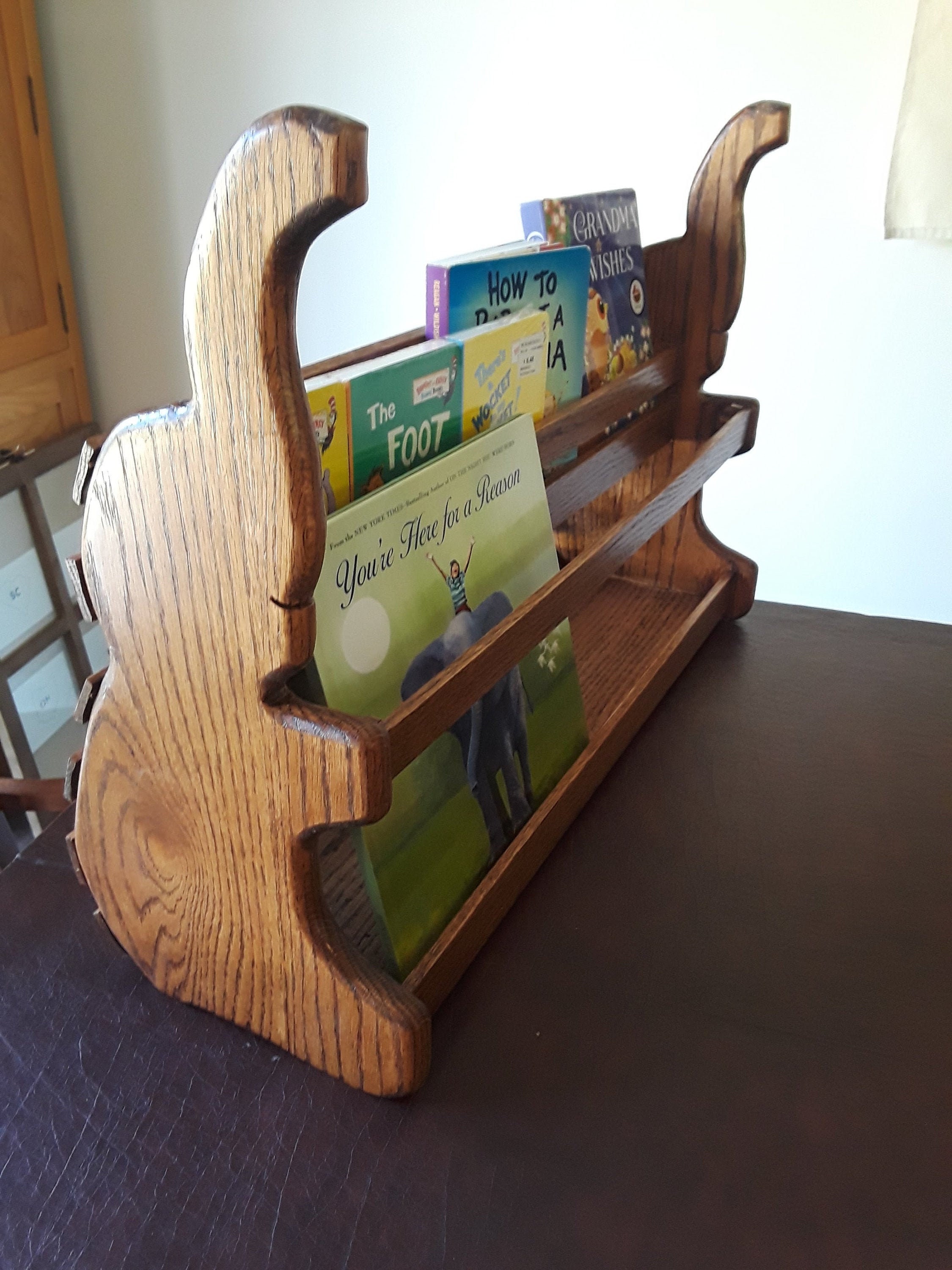 Unique Elephant Bookshelf or Magazine Rack - Etsy