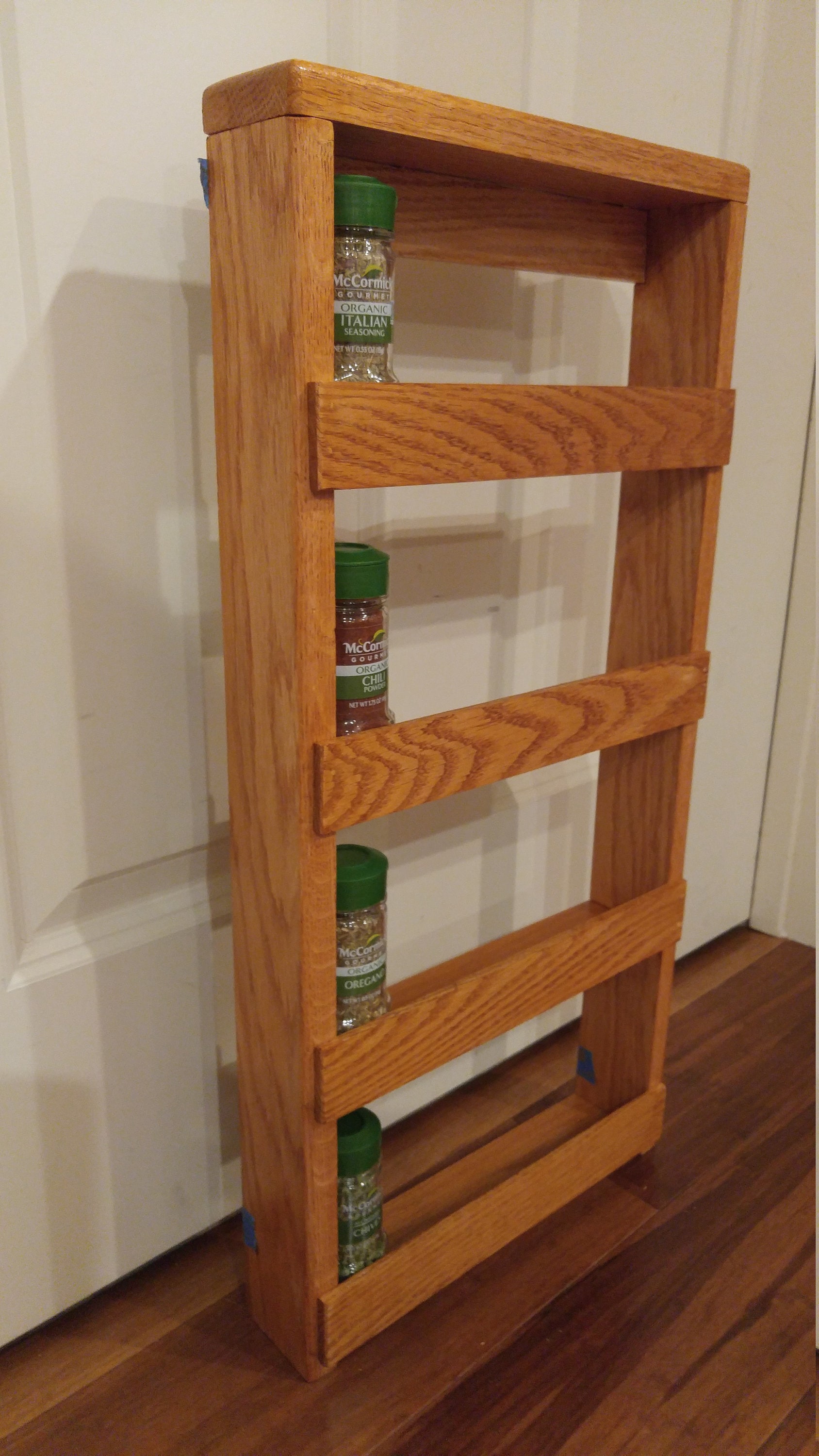 Oak Spice Rack - Etsy