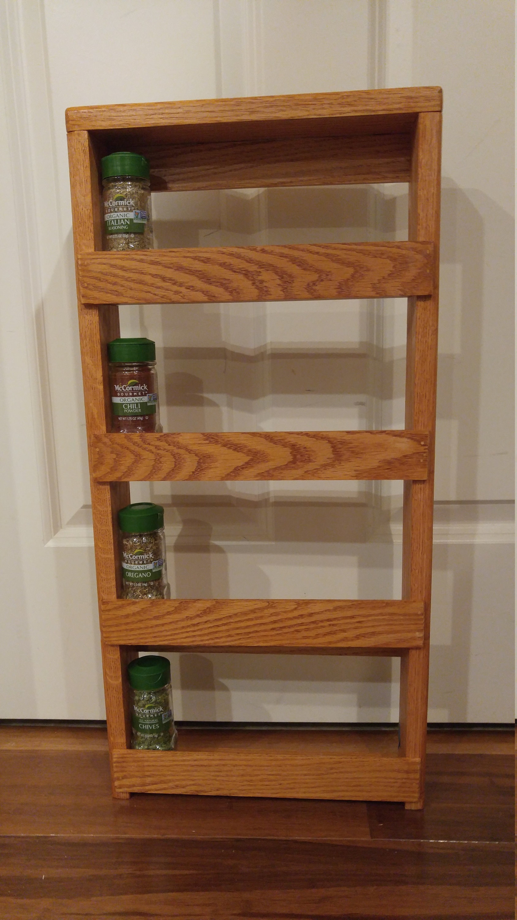Oak Spice Rack - Etsy