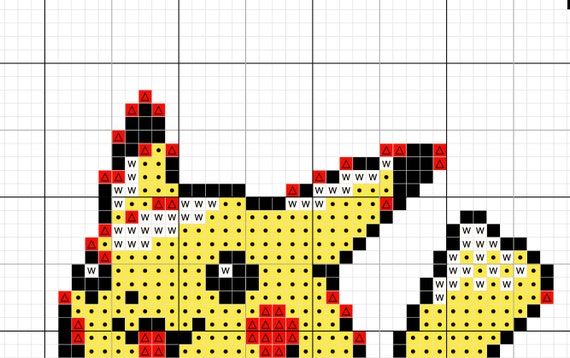 Pokemon Drawings On Graph Paper