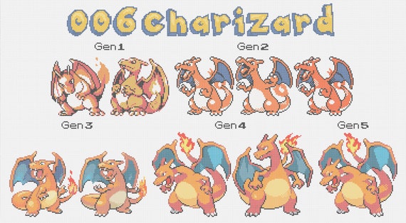 Charizard Evolution Chart