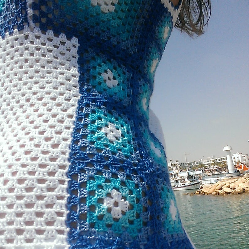 Maxi Crochet Dress Fashion Crochet Summer Beach Sexy Dress Made To