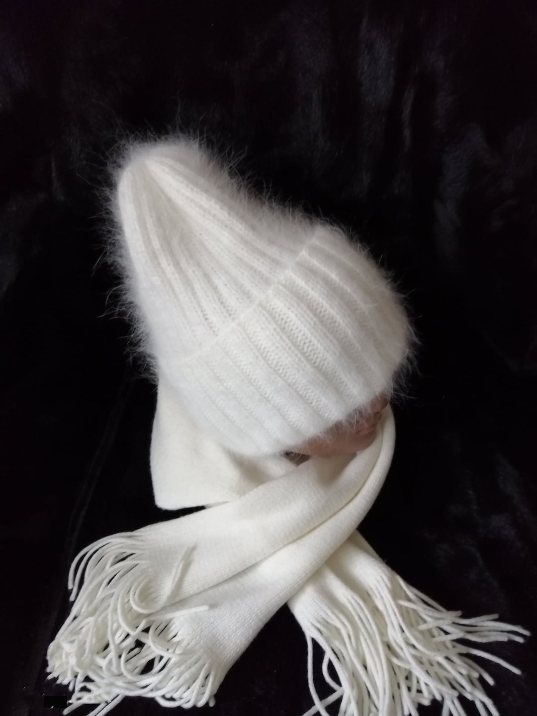 Fluffy Angora Hat for Women Color in Choice Warn Winter Hat Winter ...