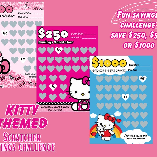 Savings Challenge Bundle - Etsy