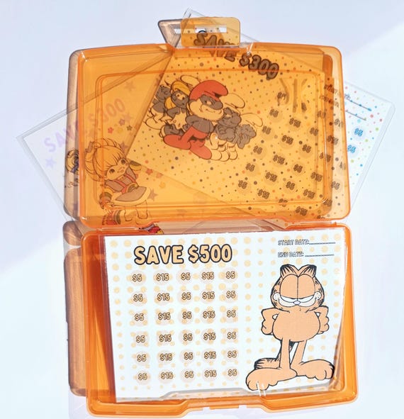 Money Saving Box Cartoon