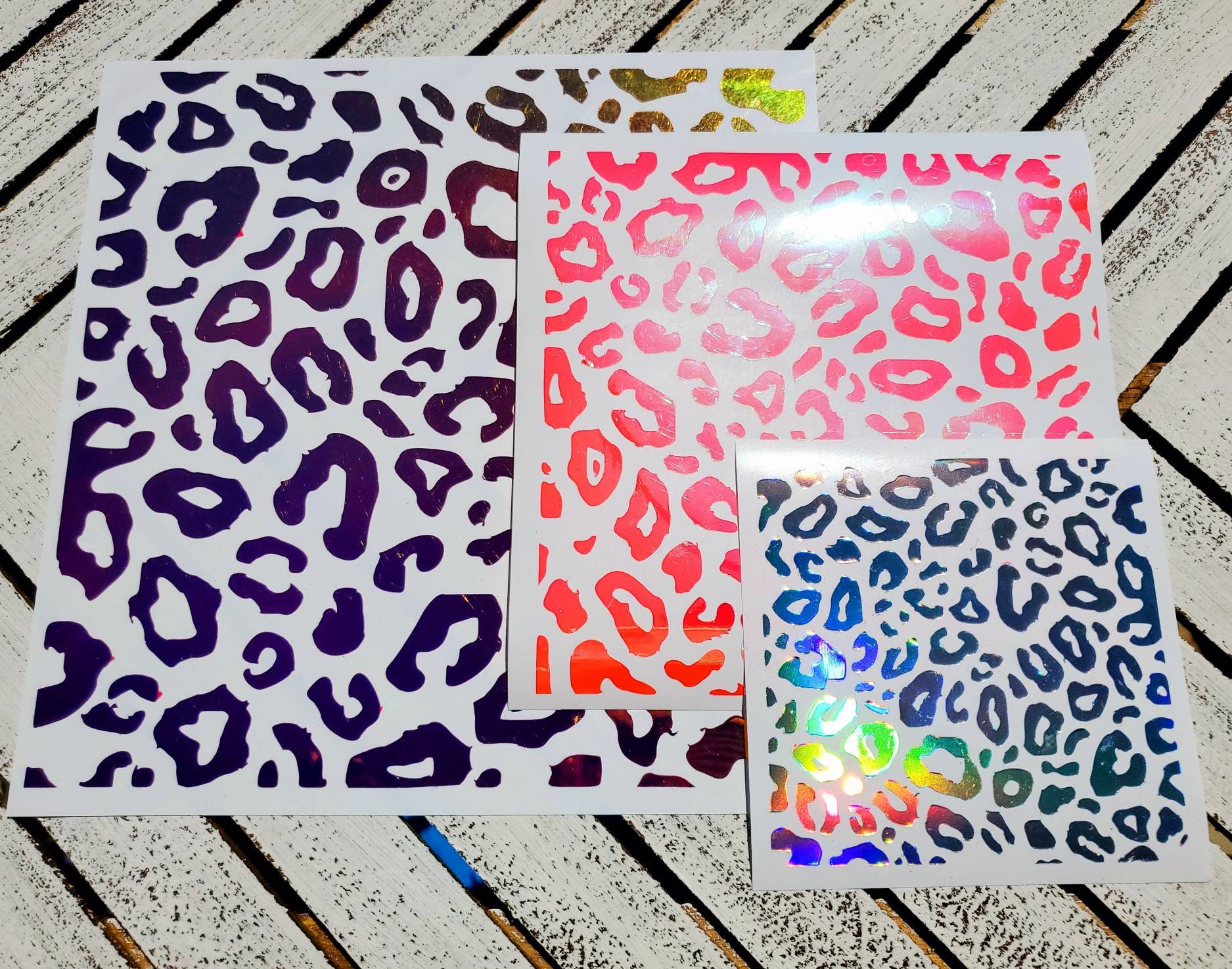 Leopard Print Cheetah Print Vinyl for DIY Vinyl Decals for - Etsy