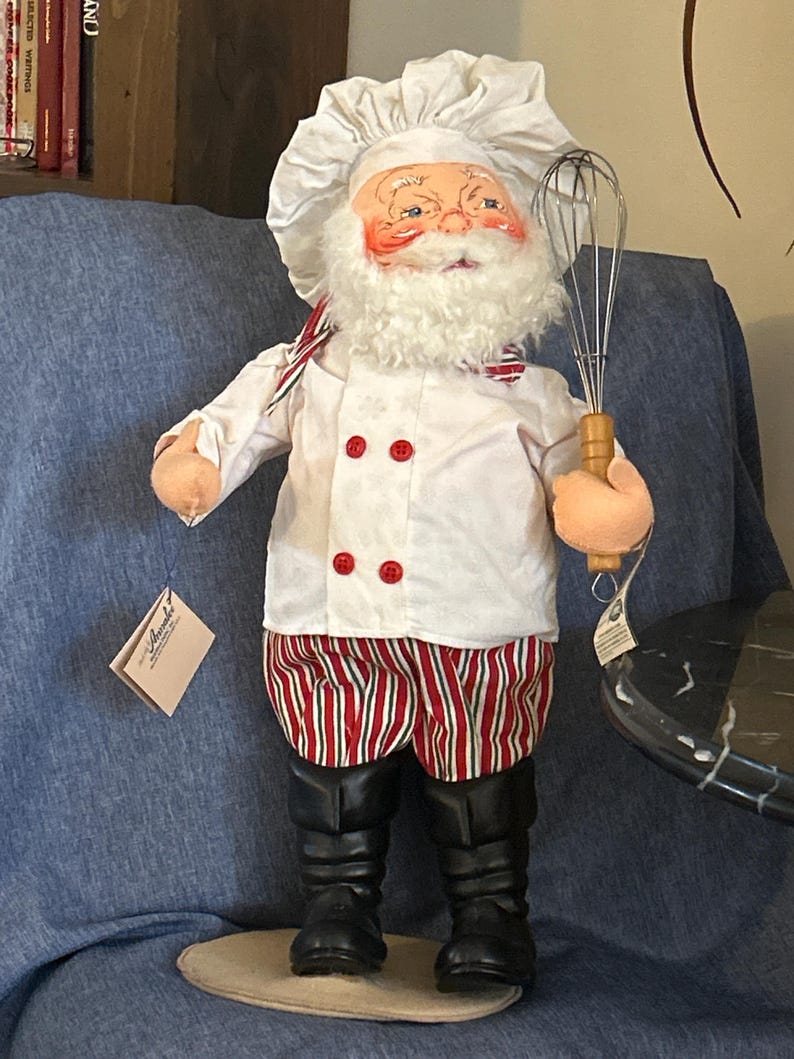 RARE Vintage Annalee 20”santa Chef in Boots - Etsy